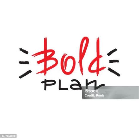 대담한 계획간단한 감정 영감과 동기 부여 견적 영어 청소년의 속어 영감 포스터 티셔츠 가방 컵 카드 전단지 스티커 배지 대 한 인쇄 귀 엽 고 재미 있는 벡터 T 셔츠에