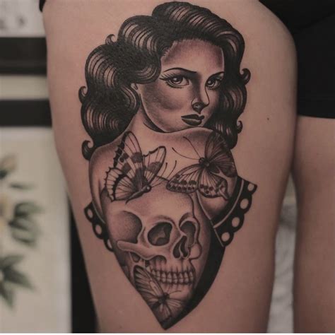 Olivia Darling Fine Line Black Work Tattooing — Rose Tattoo