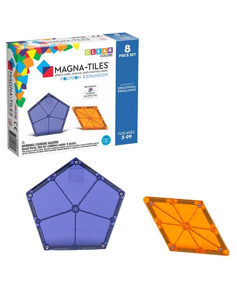 Magna Tiles® Magna Tilesa Magna Tiles Polygons 8 Piece Magnetic