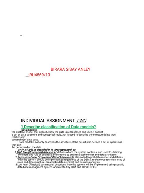 Classification Comparison And Examples Of High Level Representational