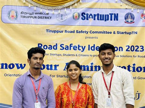 Abdullah Firdowsi On Linkedin Roadsafetyideathon Trsi Startuptn Accidentfreetiruppur