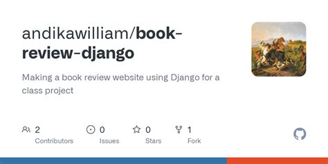 GitHub Andikawilliam Book Review Django Making A Book Review Website Using Django For A Class