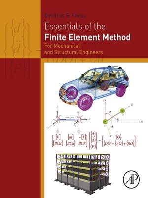 EBook Essentials Of The Finite Element Method By Dimitrios G Pavlou OverDrive Free Ebooks