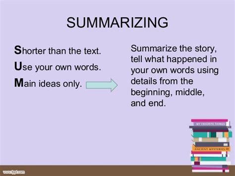 Summarizing
