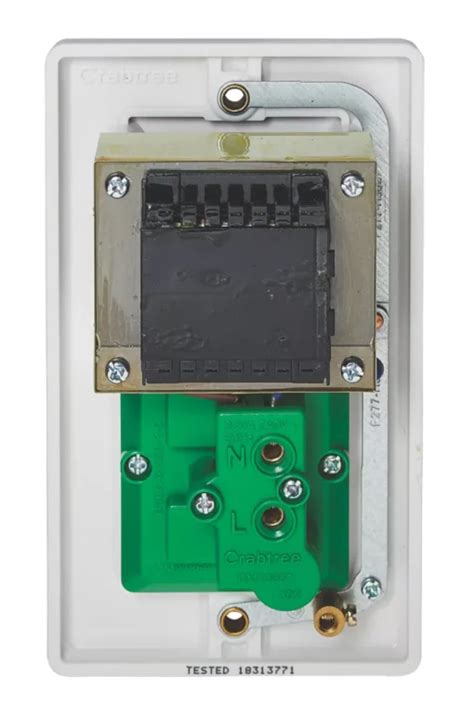 Modern Unique Designs Of Print Crabtree Instinct Gang Dual Voltage Shaver Socket V