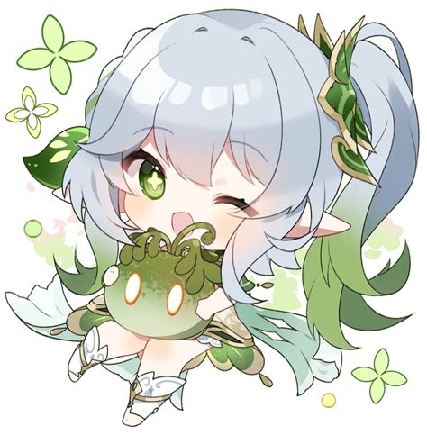 Nahida And Slime Genshin Impact Drawn By Yuniirohasuiroiro Danbooru