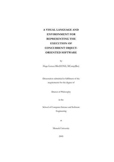 Pdf A Visual Language And Environment For Representing The Execution