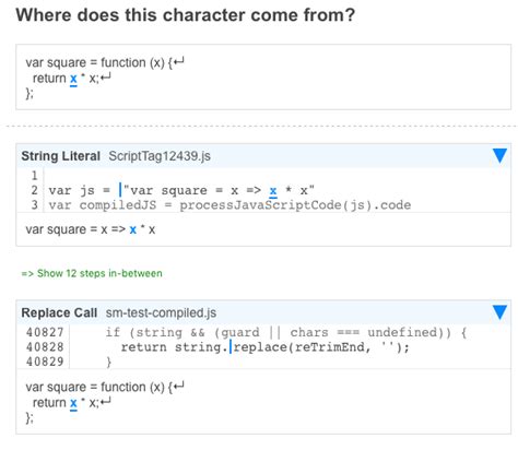 Trying To Generate Source Maps By Performing Dynamic Analysis On The Compiler