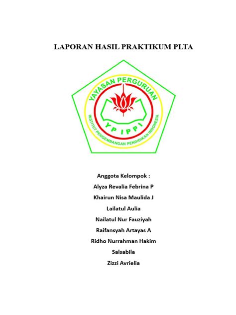 Laporan Hasil Praktikum Plta Kelompok 1 Final Pdf