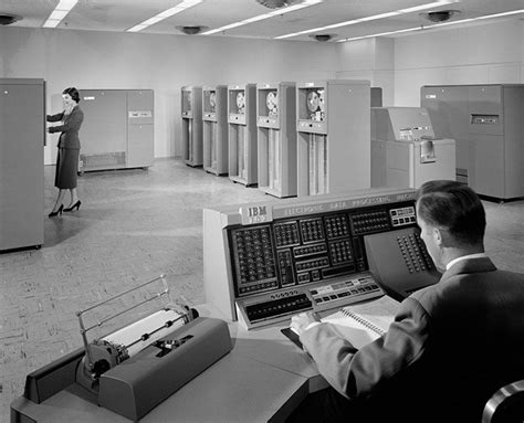 Ibm 702 Machine 1955 Photograph By Ezra Stoller Historia De La
