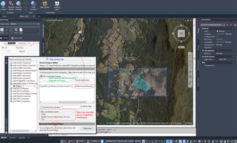 solved geotiff coordinate conversion autodesk community
