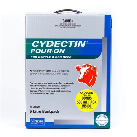 Cydectin Pour On For Cattle And Red Deer Specialist Sales
