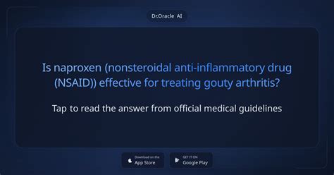 Is Naproxen Nonsteroidal Anti Inflammatory Drug Nsaid Effective For