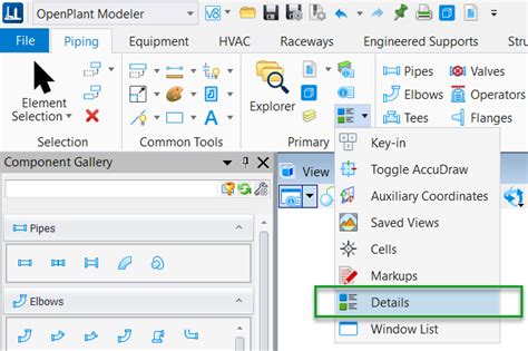 OpenPLANT AutoPLANT To Add Component Property Value Using Details Command In OpenPlant