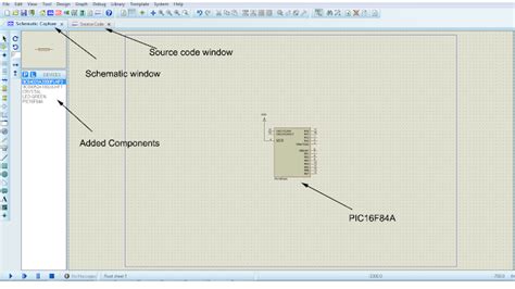 Elektro2017 Microcontroller With Single Led Project In Proteus
