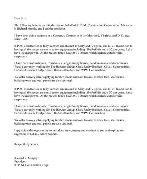 13 Sample Business Introduction Letters PDF DOC