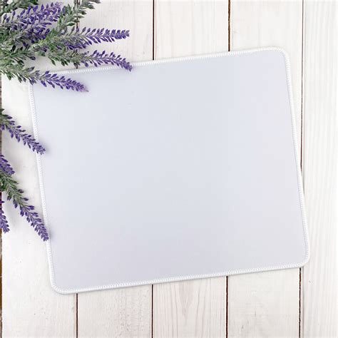 Создать коврик для мыши прямоугольный с белым оверлоком 30 25 см со своим дизайном
