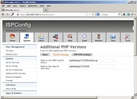 How To Use Multiple Php Versions Php Fpm And Fastcgi With Ispconfig 3 Debian Wheezy Page 2