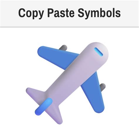 Airplane Emoji Copy And Paste Text ️ Meaning Unicode