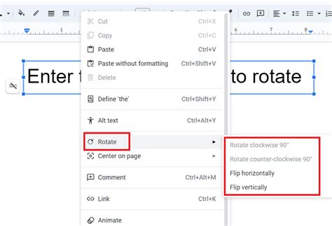How To Rotate Text In Google Slides Easy Ways