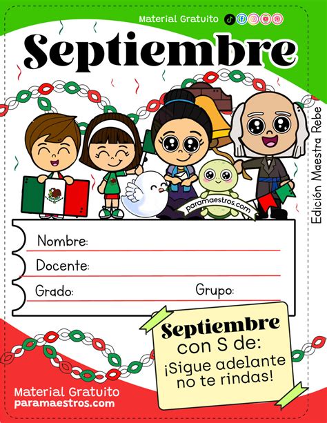 Portada Mes De Septiembre Para Colorear Image To U
