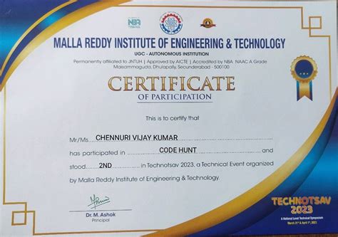 Vijay Kumar Chennuri On Linkedin Code Mriet