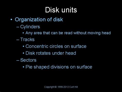 Disk Basics Structure And Characteristics Of Secondary Storage