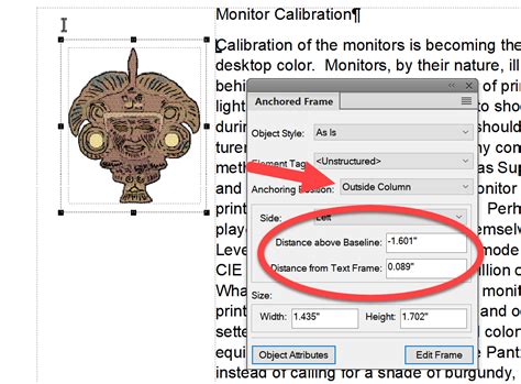 Solved Can A Graphic Be Anchored To A Line Of Text But Be Adobe