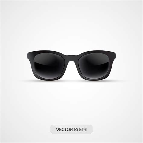 Sunglasses Realistic Isolated 3d Icon Vector Premium Vector