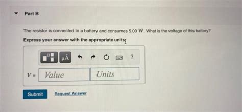Solved Exercise When A Resistor With Resistance R Is Chegg Com
