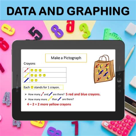 Data And Graphing Powerpoint Lesson Slides Tally Chart Pictograph Bar