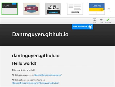 Pre Fab Pages With Githubs Automatic Page Generator