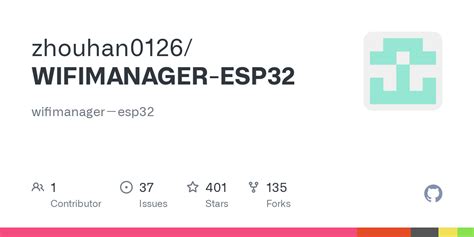 github zhouhan0126 wifimanager esp32 wifimanager－esp32