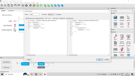 assignment of keys to the mouse coding psychopy