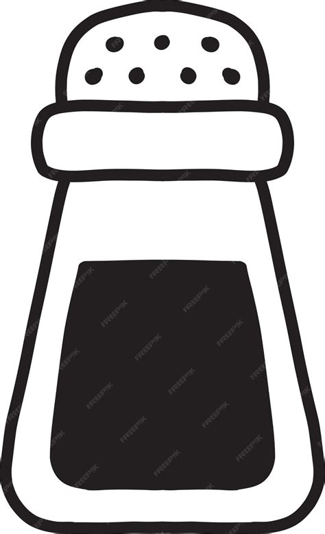 Premium Vector Hand Drawn Pepper Shaker Illustration