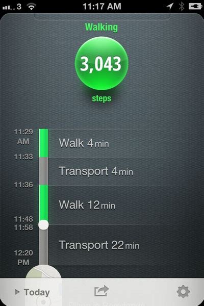 Moves For Iphone Activity Tracking Done Right Ios Activity Tracking Iphone Iphone App Design
