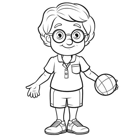 아이들이 인쇄할 수 있는 색칠 페이지 아이들이 생성 Ai를 인쇄할 수 있는 색칠 공부 페이지 프리미엄 사진