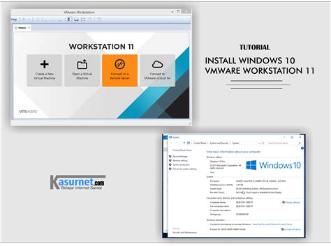Tutorial Install Windows Di VMWare Kasurnet