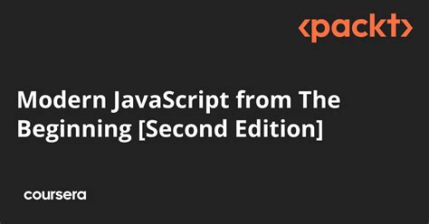 Modern Javascript From The Beginning Second Edition Coursera