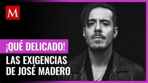 Esto Pide José Madero En Sus Camerinos Grupo Milenio