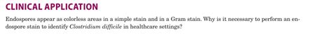 Solved 3 Of What Advantage To Clostridium Is An Endospore