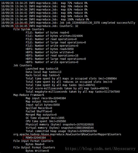 hbase统计表行数 rowcount 的四种方法 hbase rowcount csdn博客