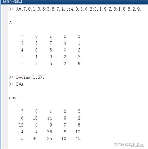 Matlab4矩阵matlab随机矩阵 Csdn博客
