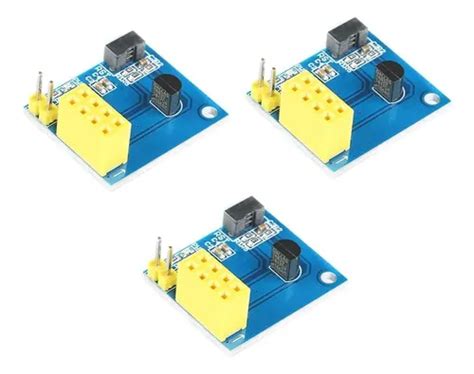3pcs esp8266 esp 01 esp 01s ds18b20 sensor de humedad de tem meses