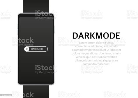 스위치를 끄고 있습니다 전화 화면용 다크 모드 스위처 빛과 어두운 버튼 개념에 대한 스톡 벡터 아트 및 기타 이미지 개념 건설 현장 검은색 Istock