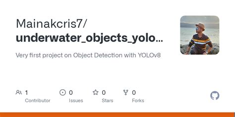 Github Mainakcris7 Underwater Objects Yolov8 Very First Project On Object Detection With Yolov8