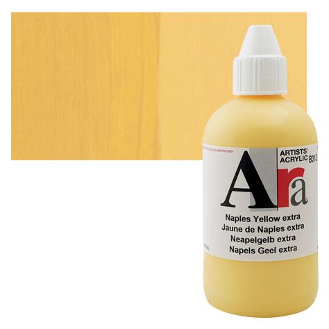 Ara Artists Acrylic Paint Naples Yellow Extra 250 Ml Blick Art