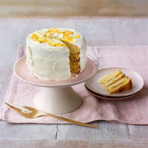 Rubys Magical Landscape Passionfruit Cake The Great British Bake Off