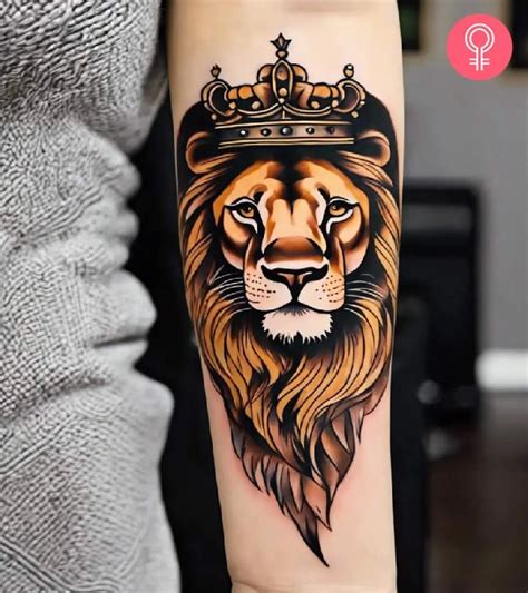 8 Breathtaking Lion With Crown Tattoo Ideas With Meaning