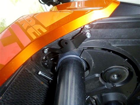 KTM1190 крепление противотуманных фар